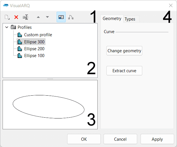 Profile Manager | VisualARQ help